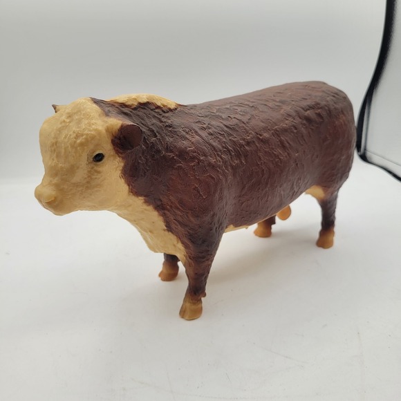 Breyer | Dog | Breyer Vintage Polled Hereford Bull Cow 74 Usa 97 ...